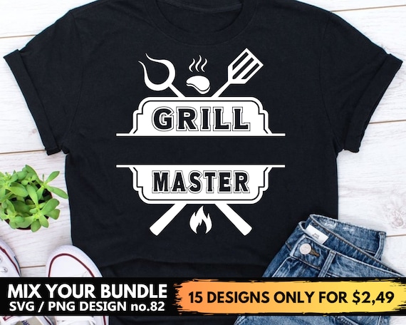 Grill Master Sign Svg Files for Cricut Custom Name Bbq Party | Etsy