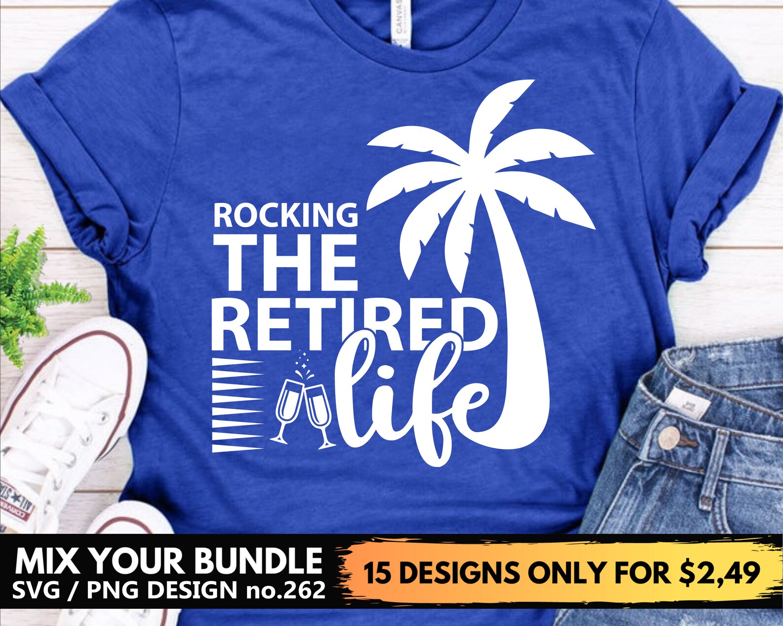 Rocking the Retired Life Svg Files for Cricut, Grandpa, Grandma ...