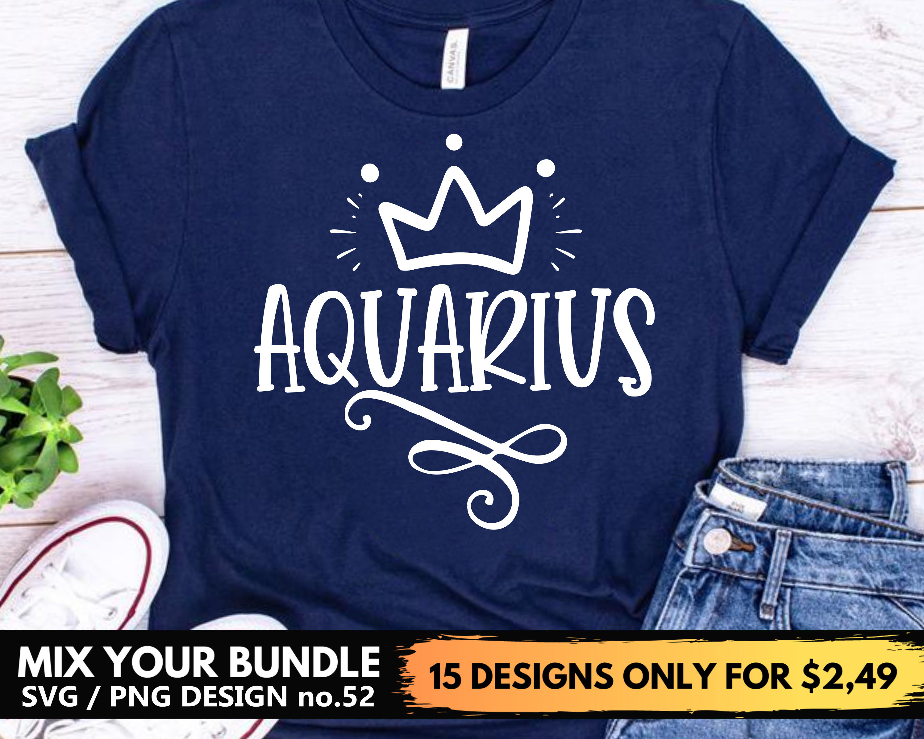 Aquarius Queen Crown SVG Zodiac Svg Png Files Mix Bundle - Etsy Australia