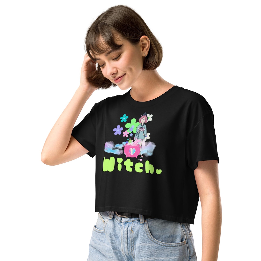 Candy Witch Crop Top – Pastel Goth Kawaii Clothing - Etsy