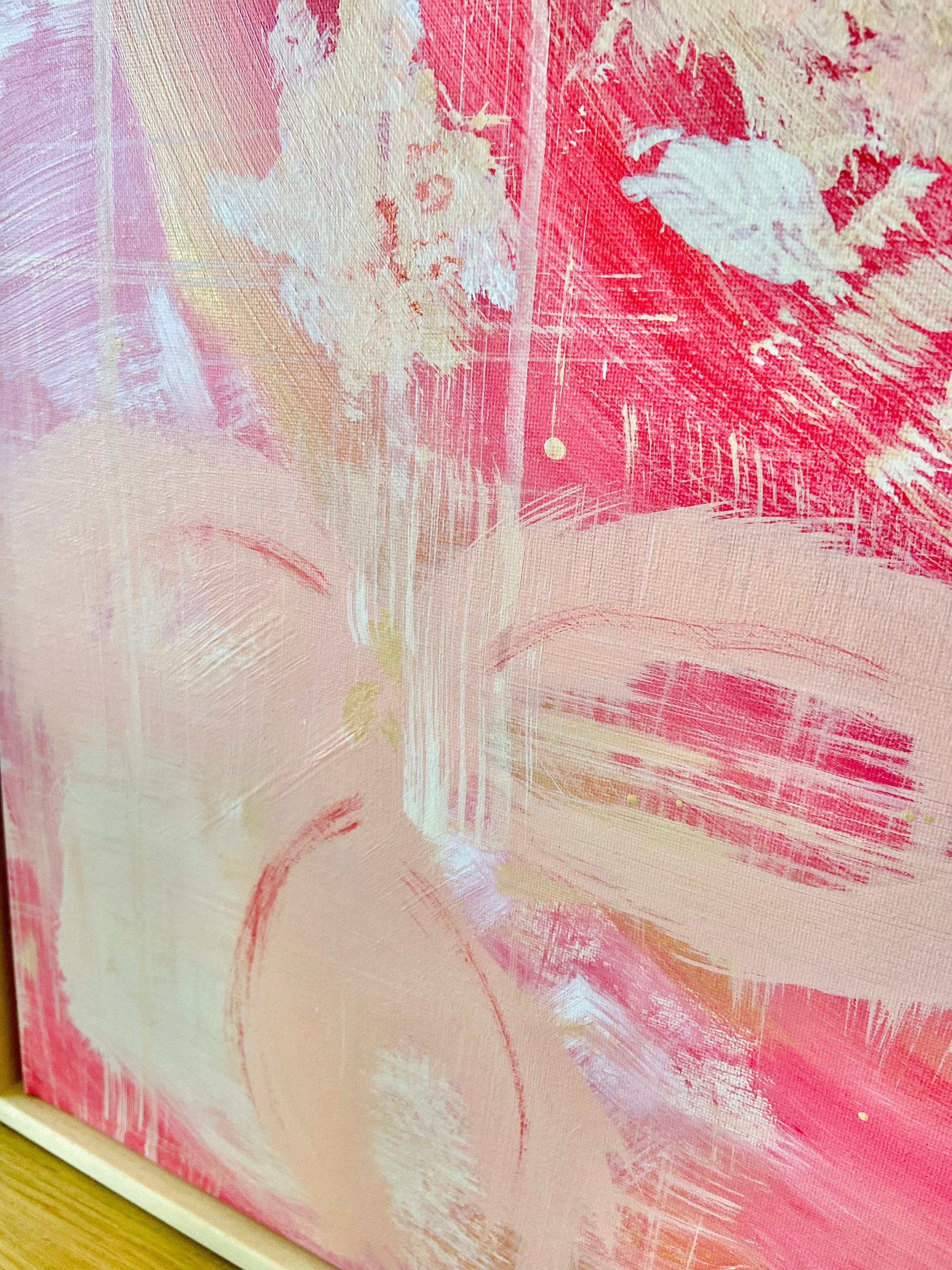 Unique Piece Vivid Acrylic Painting With Golden Elements - Etsy