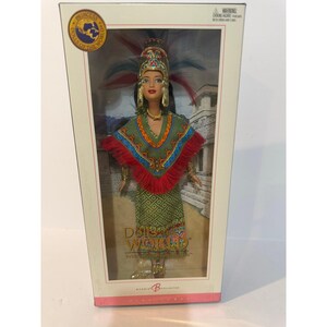 Barbie Princess of Ancient Mexico Dolls of the World Pink Label - Etsy