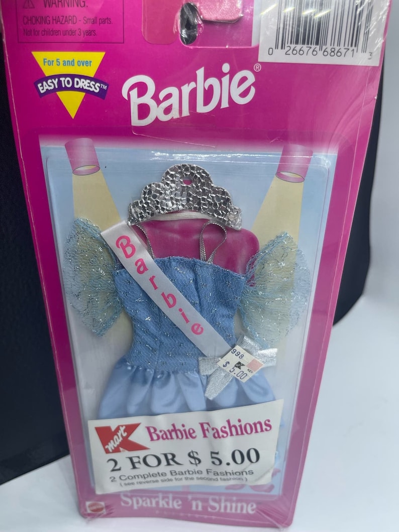 Barbie 2 Pack Cool Career Fashion & Sparkle and Shine - Etsy
