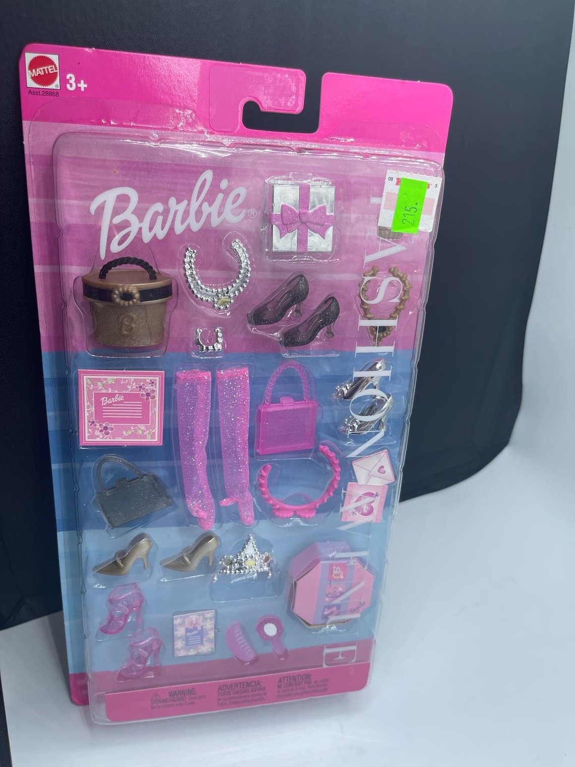 Vintage 2002 Barbie Fashion Avenue Accessories Pink Gloves Purse 28868 ...