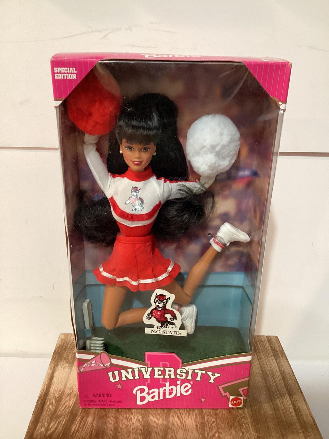 University Barbie North Carolina State Doll Special Edition 1996 - Etsy