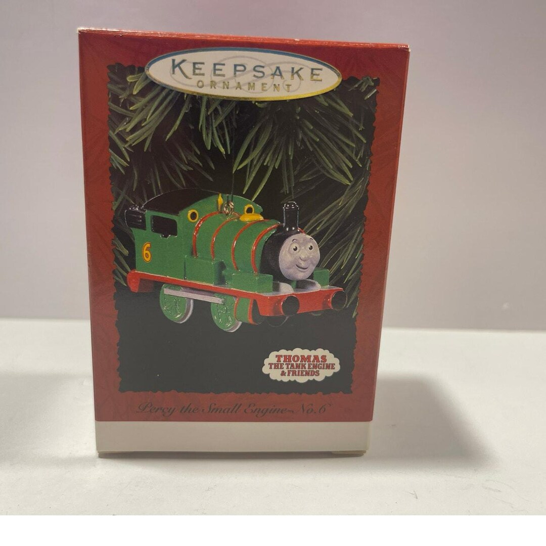 Hallmark Percy Thomas the Tank Engine & Friends Ornament 1996 - Etsy
