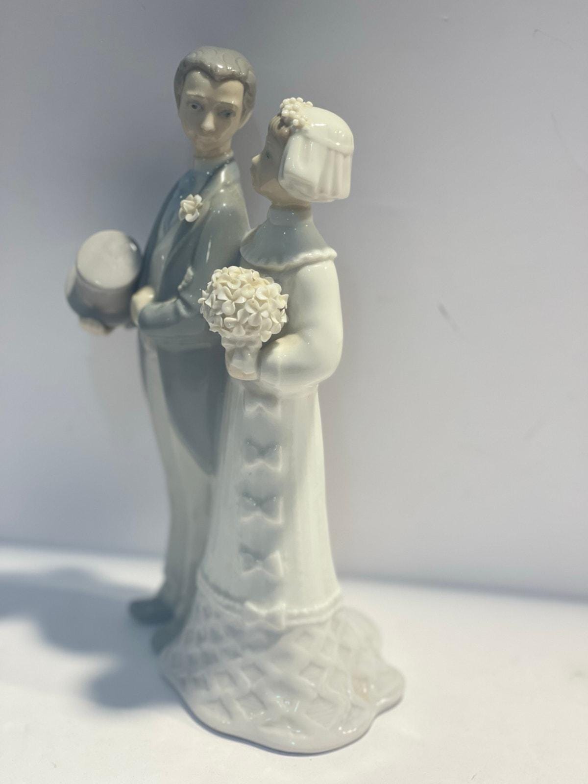 Lladro Bride Groom Wedding Day Cake Topper Figurine - Etsy
