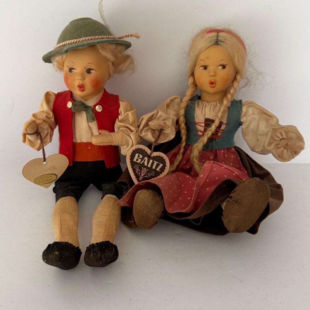 Jvintage Austrian Baitz Dolls With Tags - Etsy