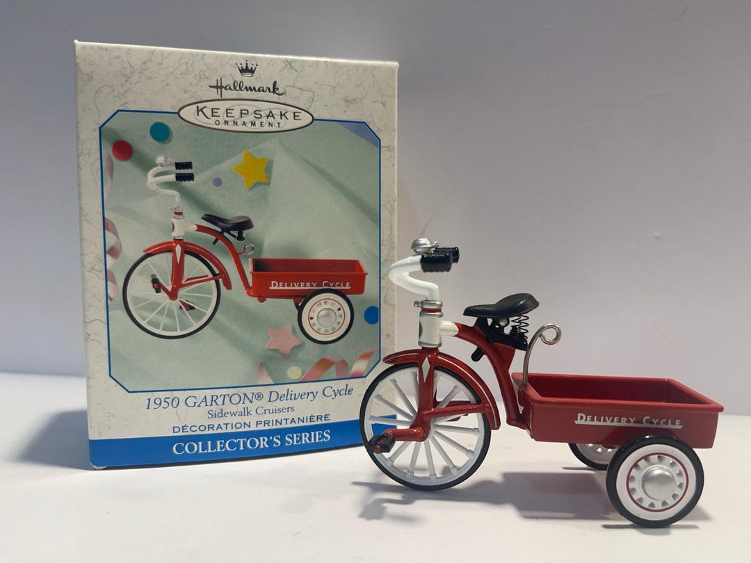 Hallmark 1950 Garton Delivery Cycle Sidewalk Cruisers 1999 - Etsy