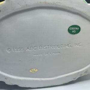 Vintage ABC Distributing Easter Basket Ceramic 1995 - Etsy