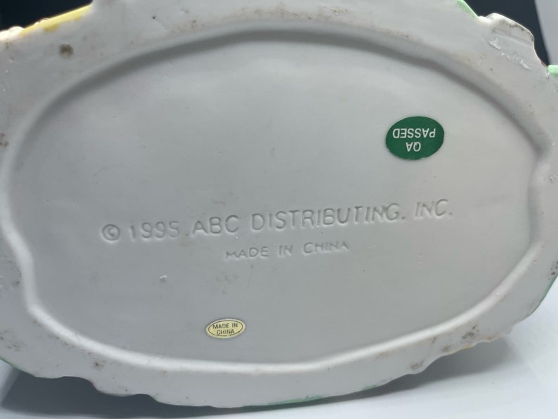 Vintage ABC Distributing Easter Basket Ceramic 1995 - Etsy