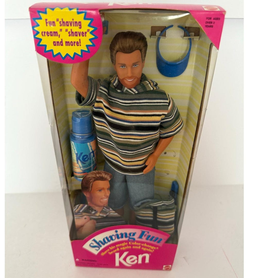 Barbie Shaving Fun Ken Vintage 1994 NRFB Mattel 12956 - Etsy