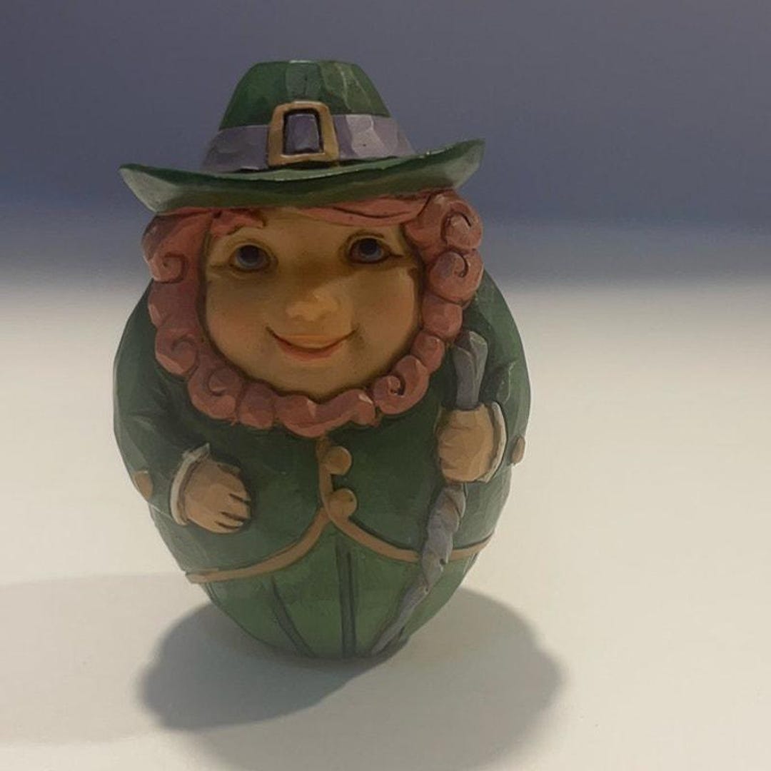 Jim Shore Irish Egg Hand Painted Leprechaun - Etsy
