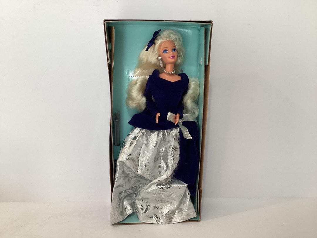 Vintage 1995 Avon Winter Velvet Barbie Mattel Special Edition #15571 - Etsy