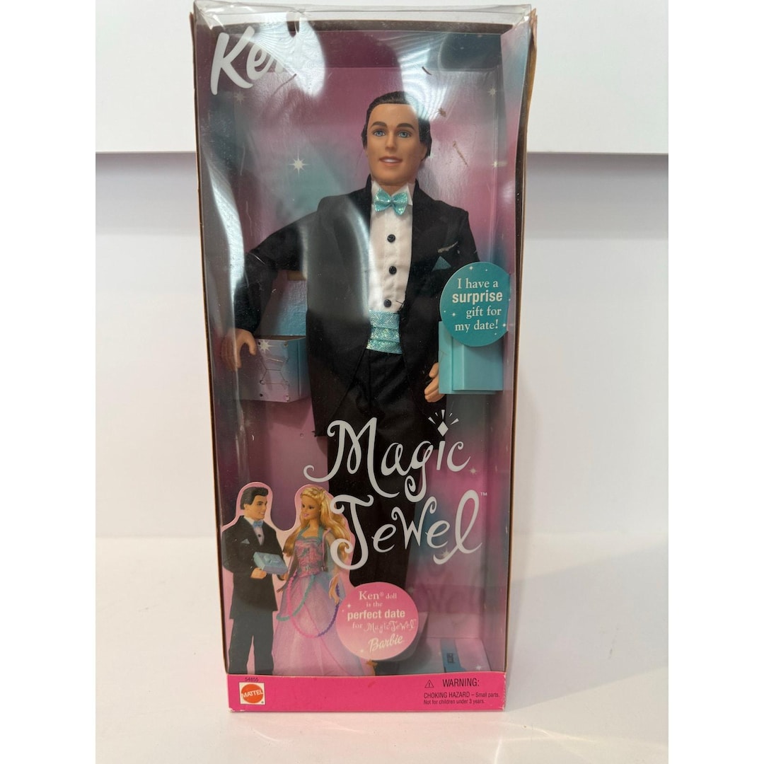 MAGIC JEWEL KEN Doll #54855 Barbie Tux Tuxedo Teal Baby Blue 2001 - Etsy