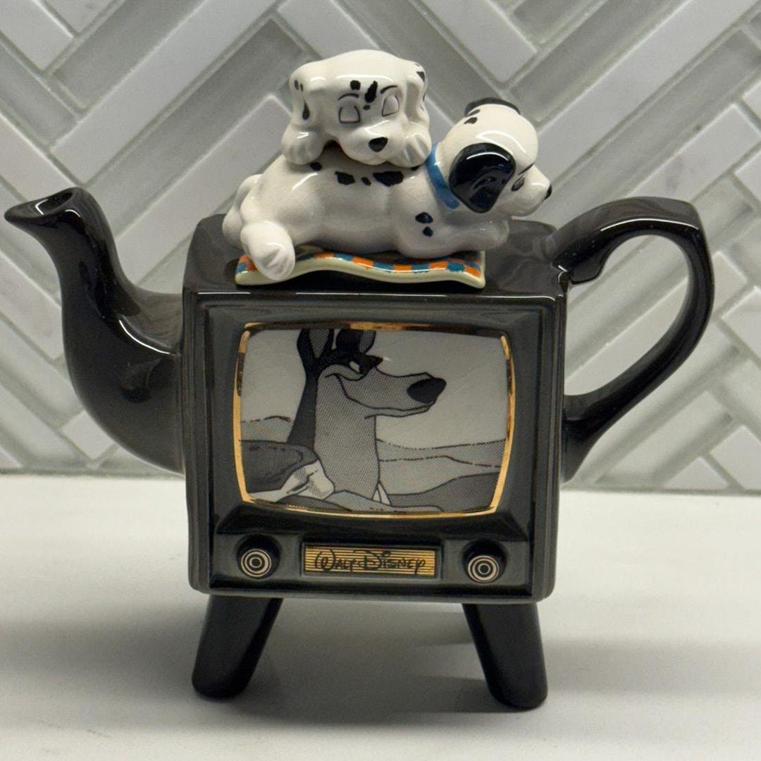 Vintage Disney Cardew Teapot 101 Dalmations Limited Teapot Signed Paul ...