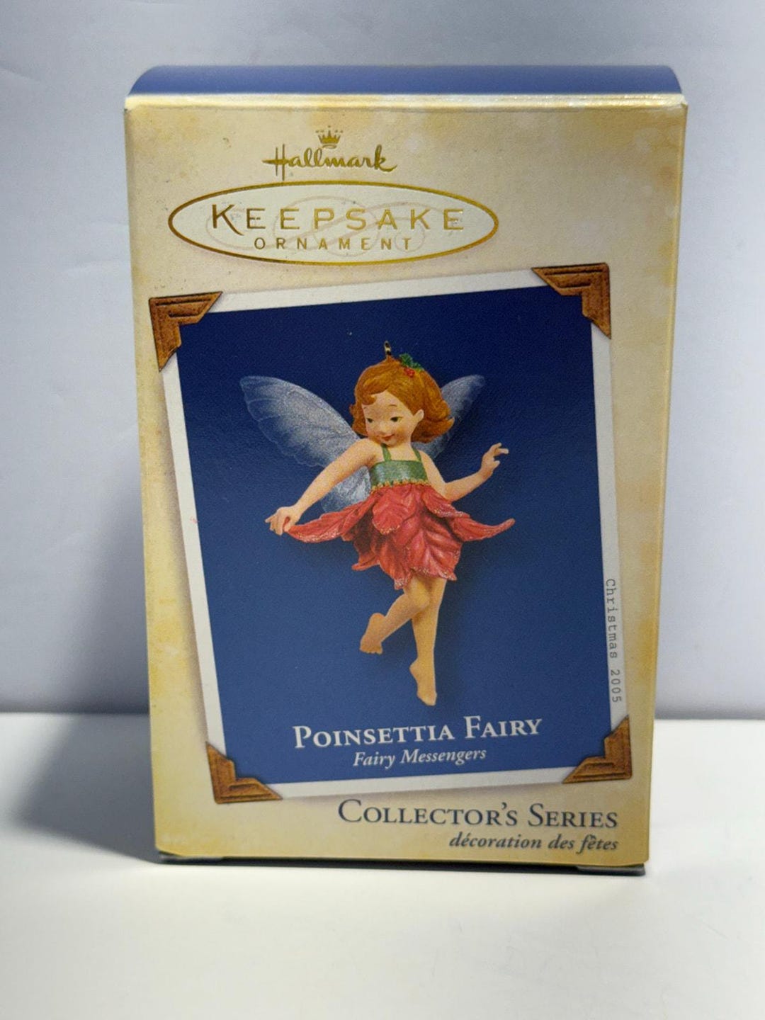 Hallmark Poinsettia Fairy Messenger Ornament 2005 Series - Etsy