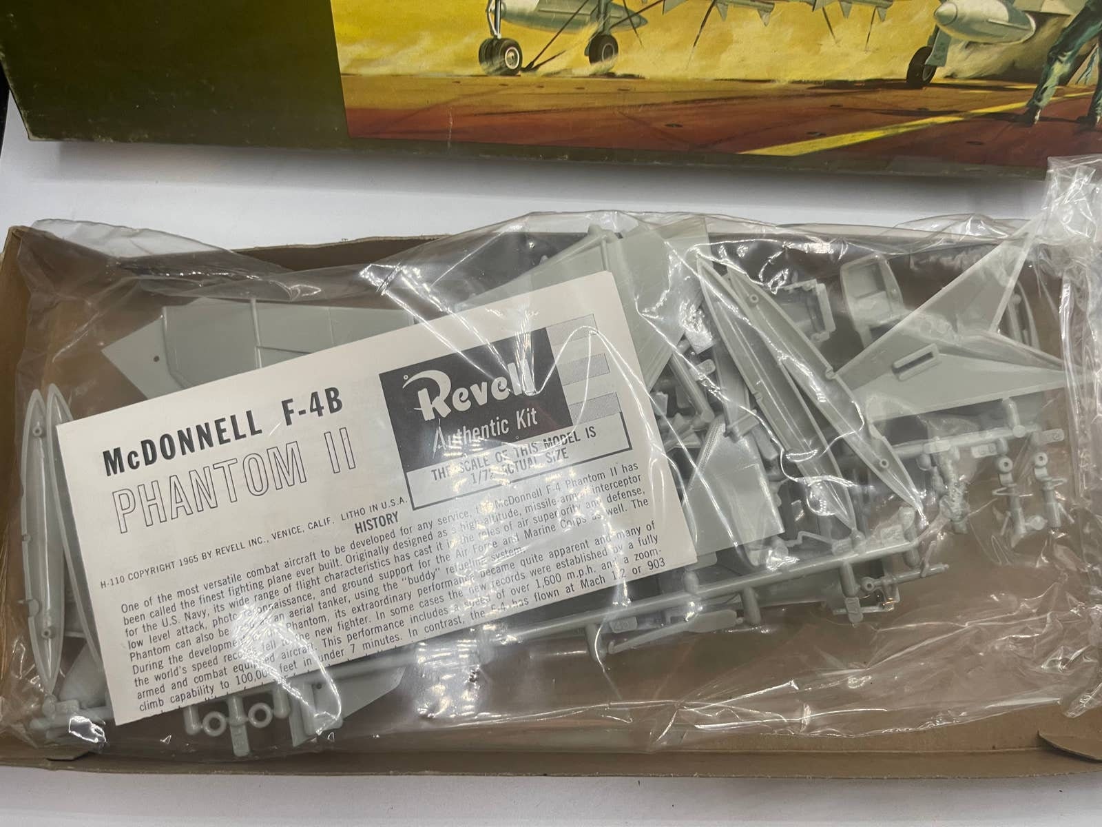 Revell Mcdonnell Phantom II 1965 1/72 Scale Model Kit Open Box - Etsy