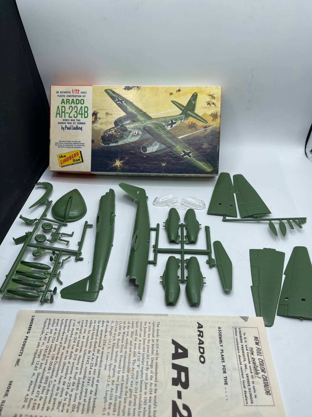 The Lindberg Line Arado AR-234B Model Kit 1:72 090821DMT2 - Etsy