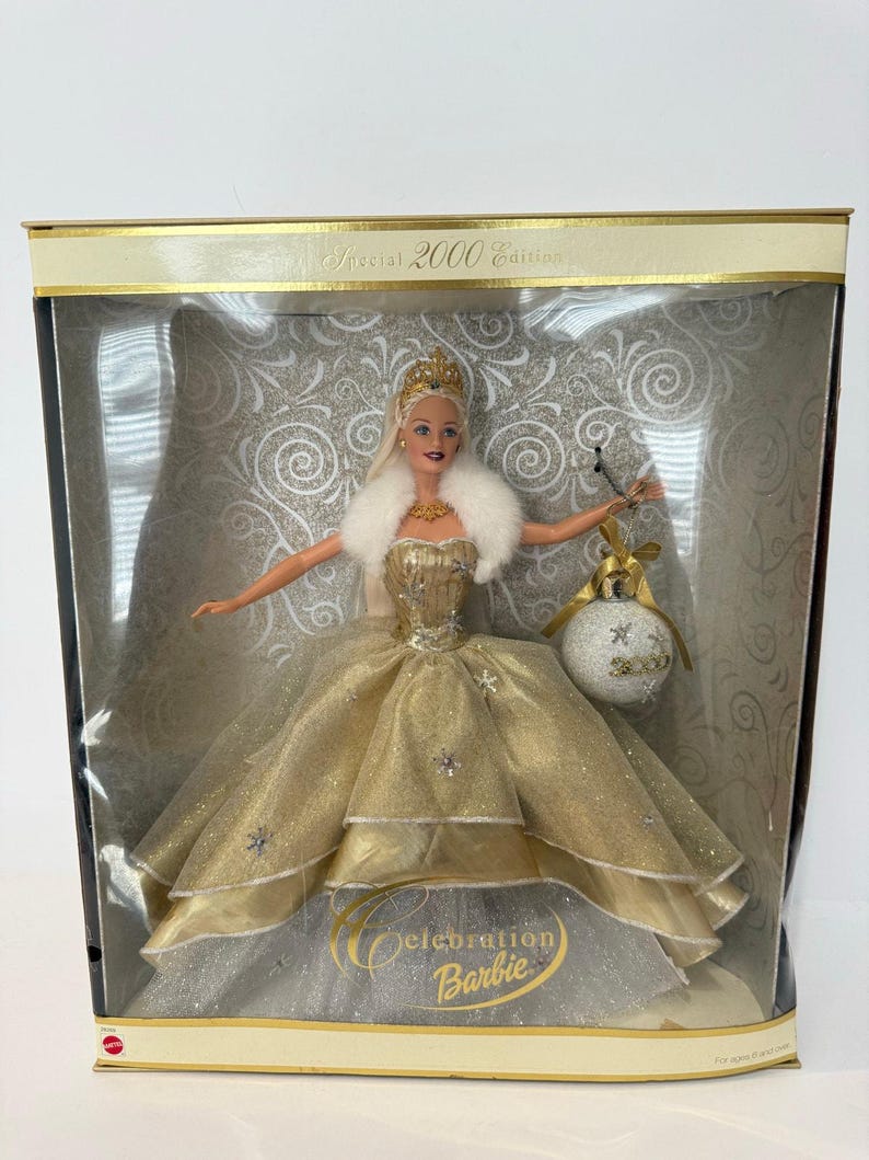 Celebration Barbie Special 2000 Edition Doll in Gold Dress With ...