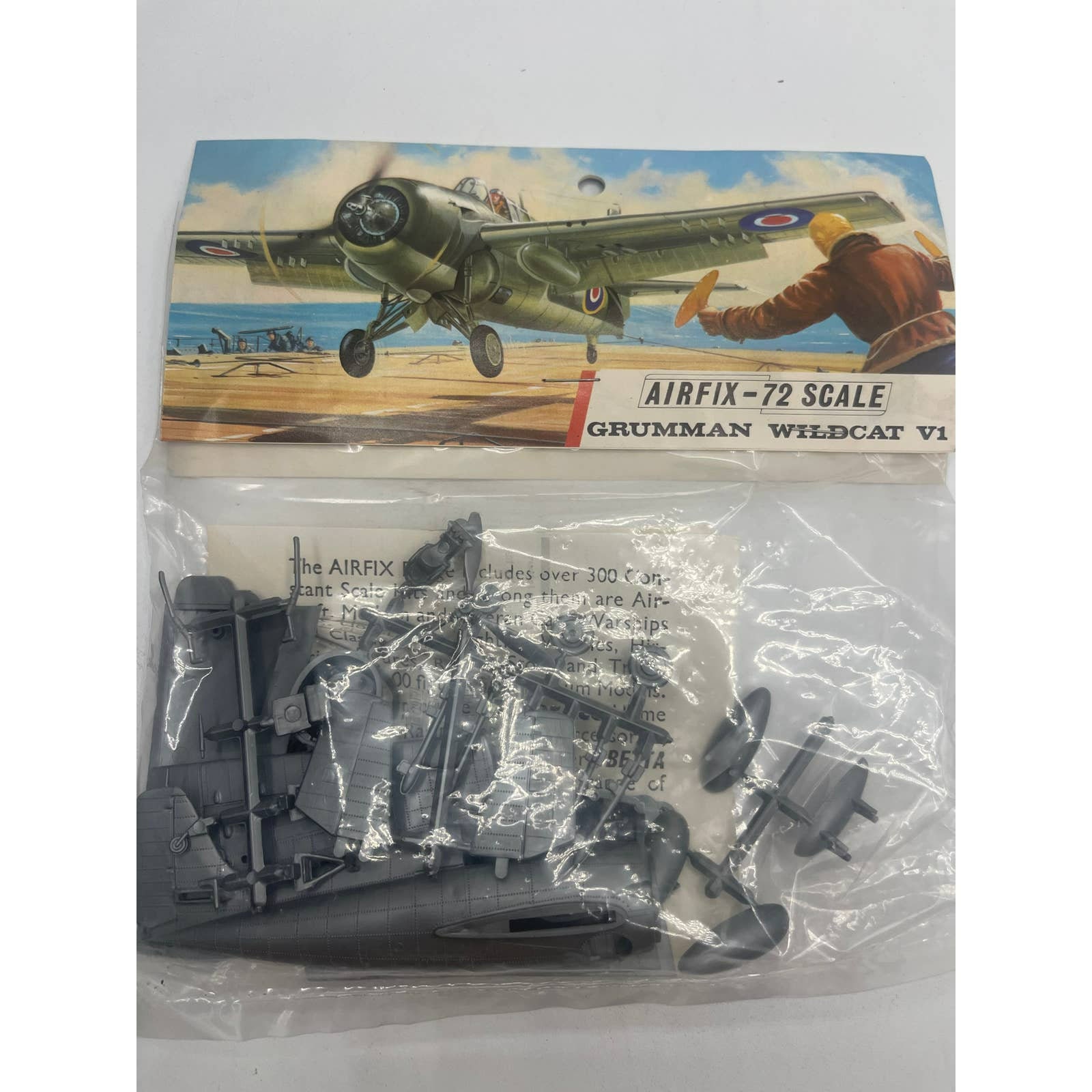 Vintage Airfix Bagged Model Kit WW2 1/72 Scale GRUMMAN Wildcat VI - Etsy