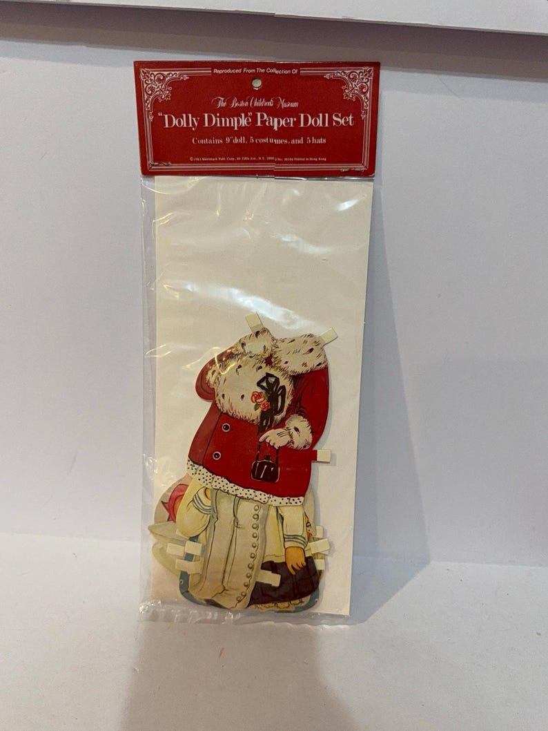 Vintage Dolly Dimple Paper Doll Set NOS 1983 - Etsy