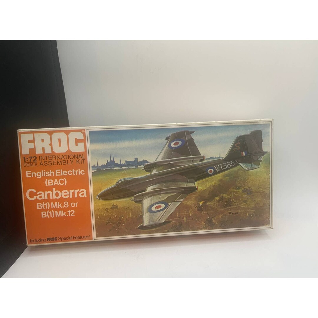 Frog English Electric Canberra Model Kit - Open Box - Etsy