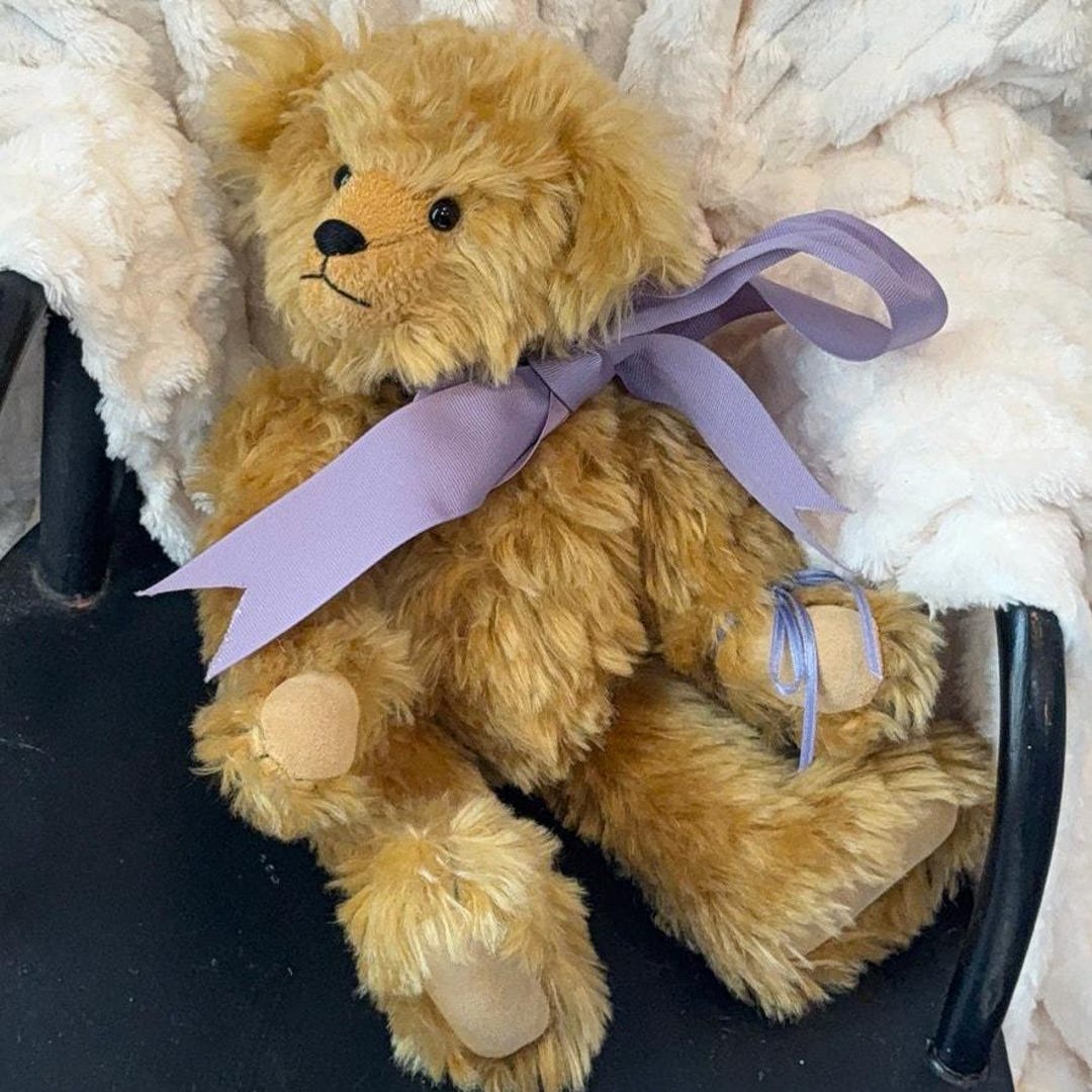 Artist Teddy Bear Vintage 1991 Scruffy Barbara Carroll - Etsy