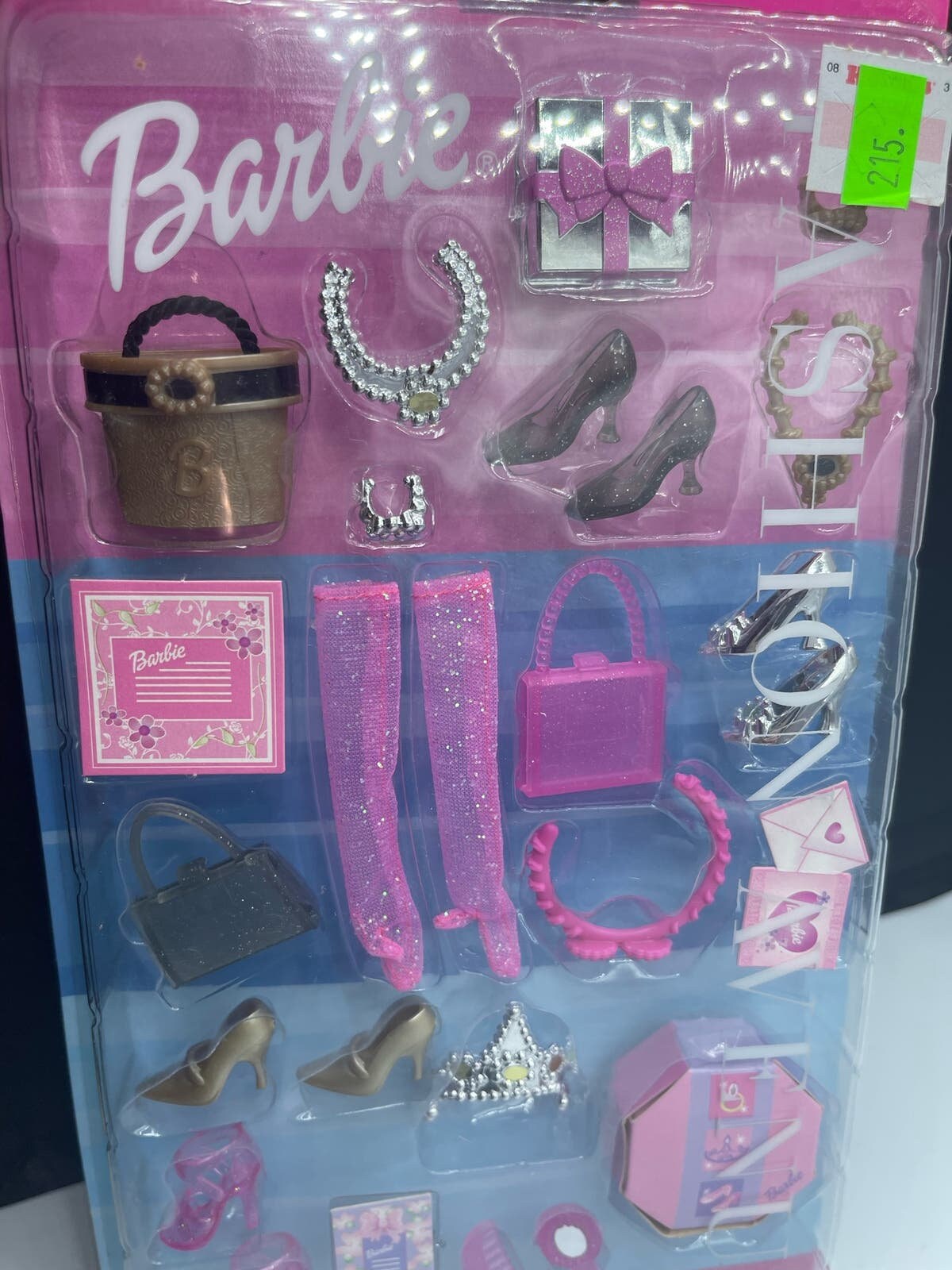 Vintage 2002 Barbie Fashion Avenue Accessories Pink Gloves Purse 28868 ...