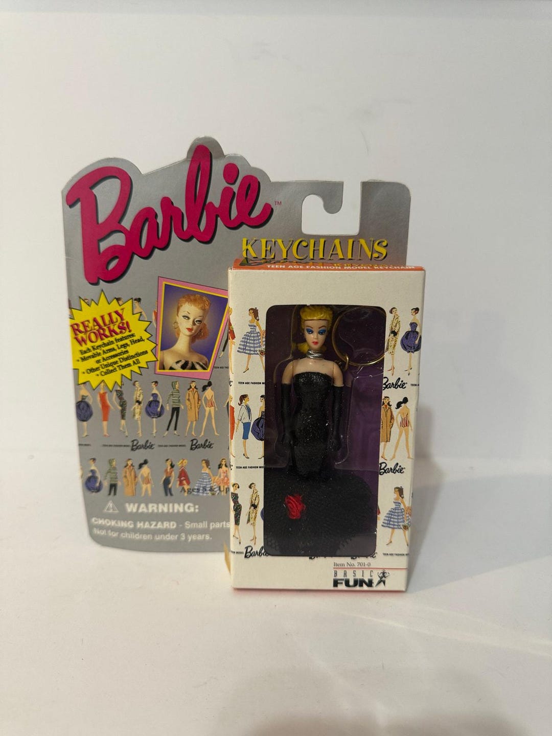 Vintage Barbie Key Chain 1995 Teenage Fashion Model Collectible Doll ...