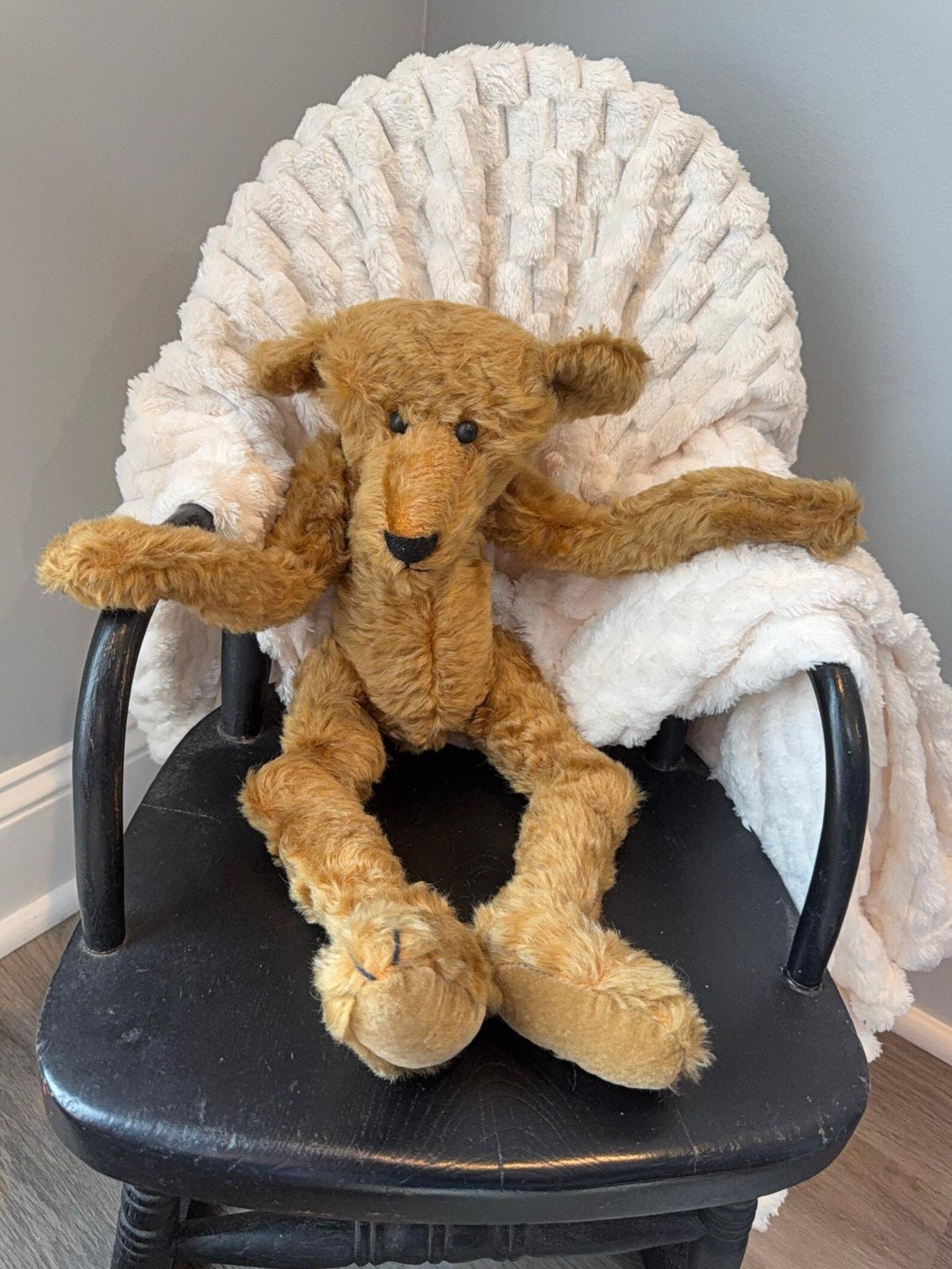 Vintage Bearly There Teddy Bear Mr Everything Linda Spiegel Jointed - Etsy