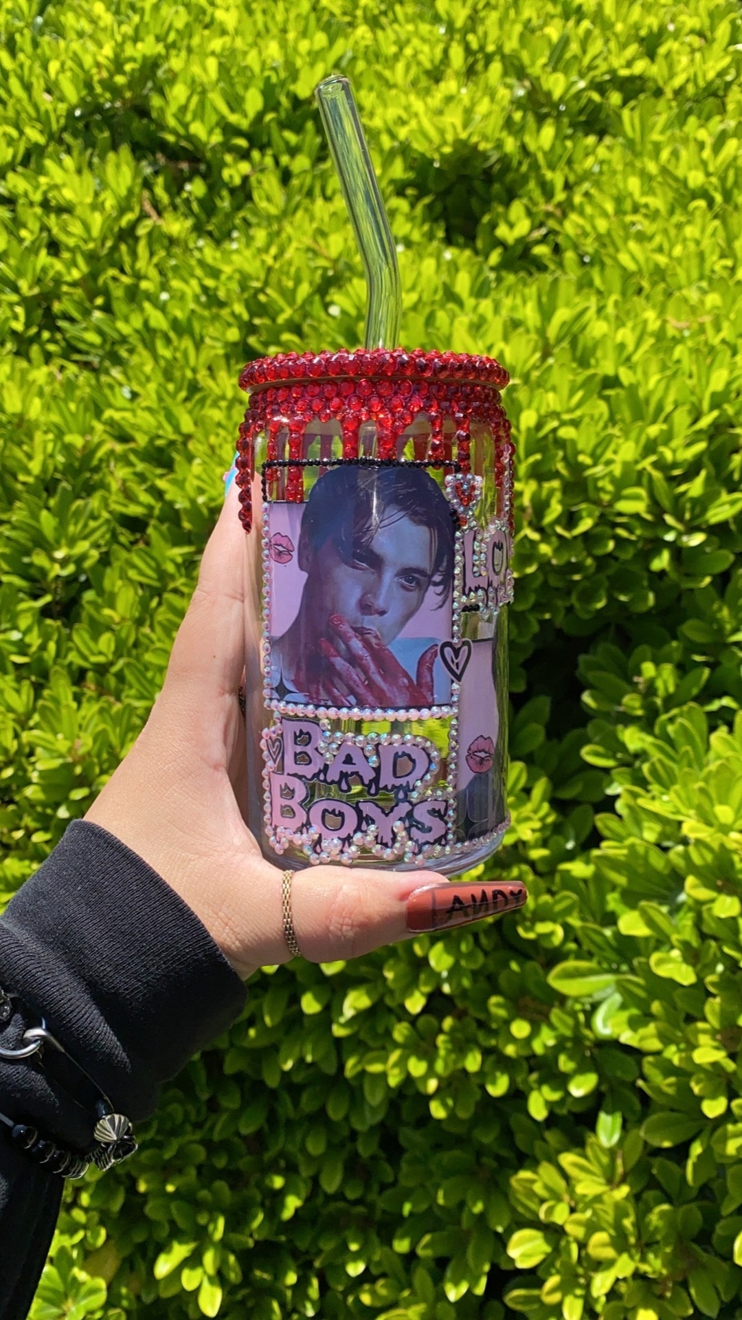 Billy Loomis and Stew Mocker Libby Glass Can/ Ghostface Glass Can ...