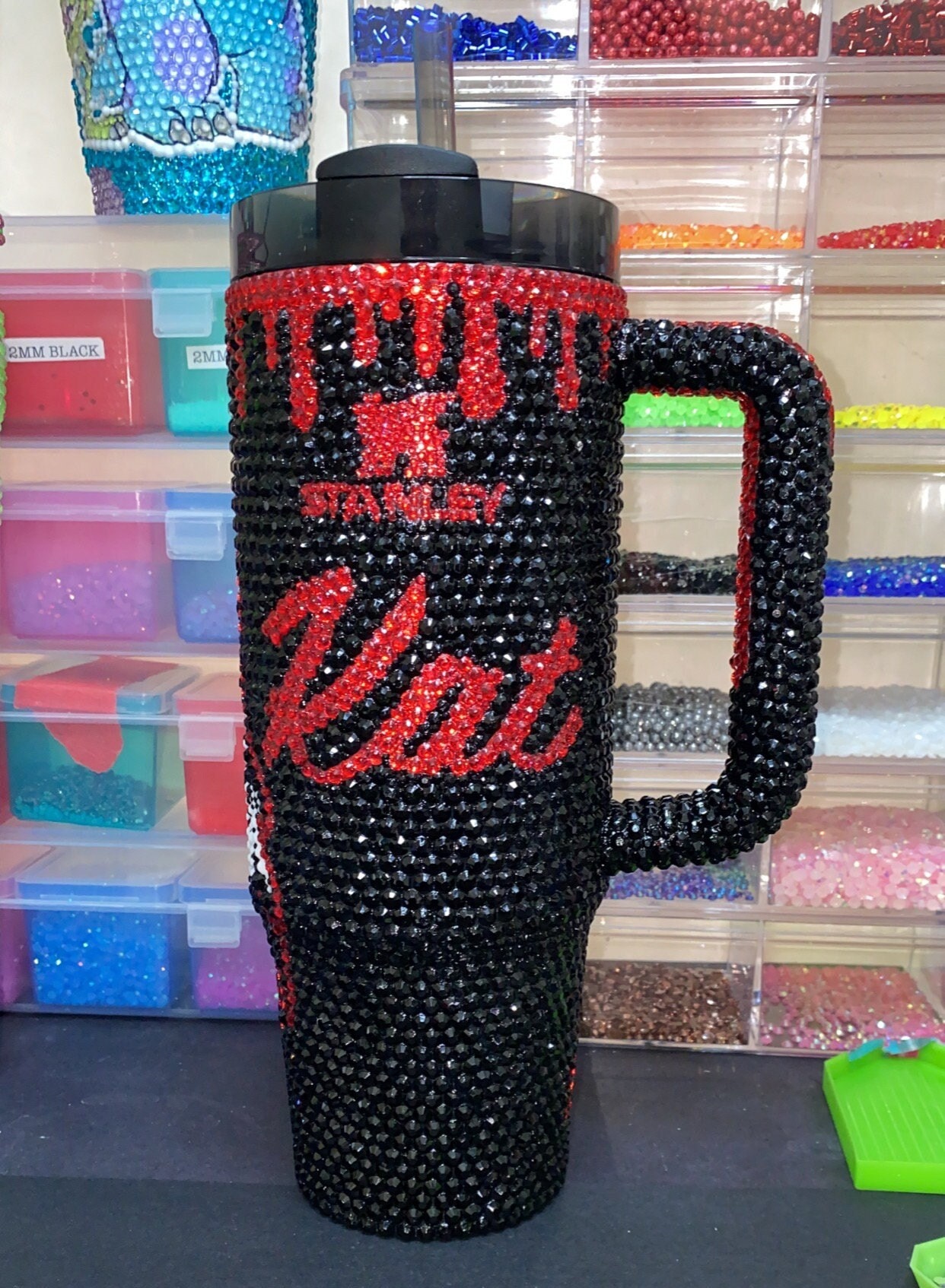 Ghostface Rhinestone Tumbler/ Rhinestone Tumbler/ Stanley Ghostface Cup ...