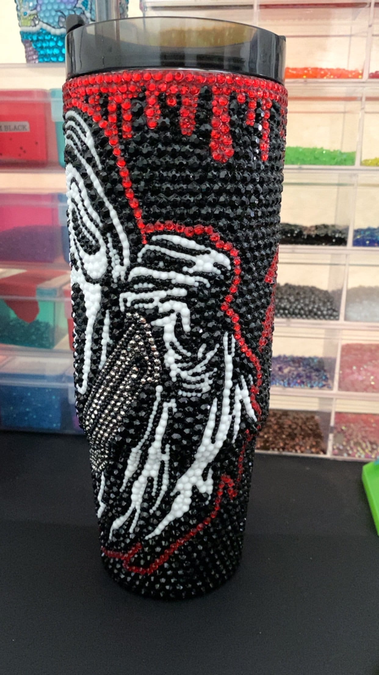 Ghostface Rhinestone Tumbler/ Rhinestone Tumbler/ Stanley Ghostface Cup ...