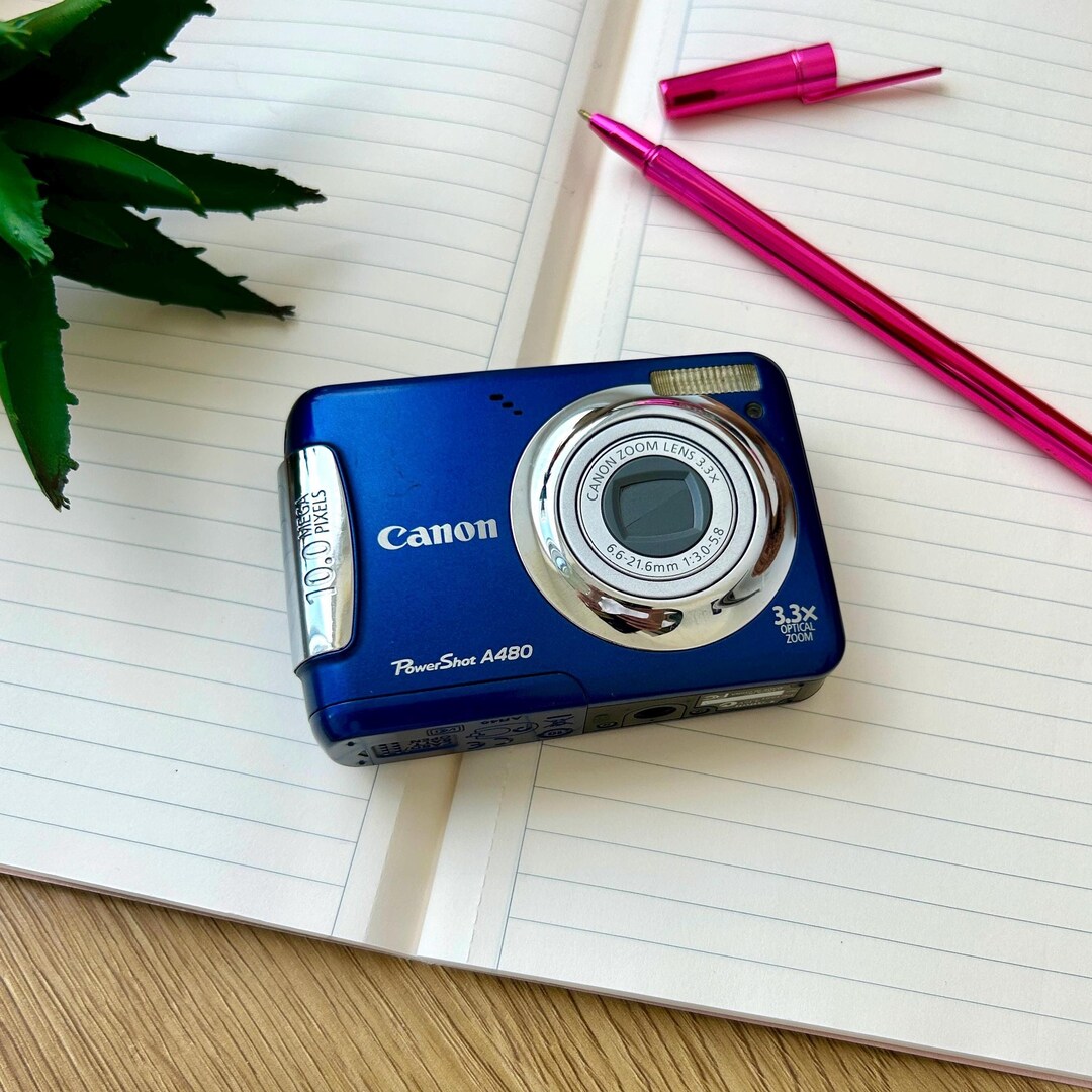 Blue Digital Camera Canon Powershot A480 Compact Digital Camera/canon ...