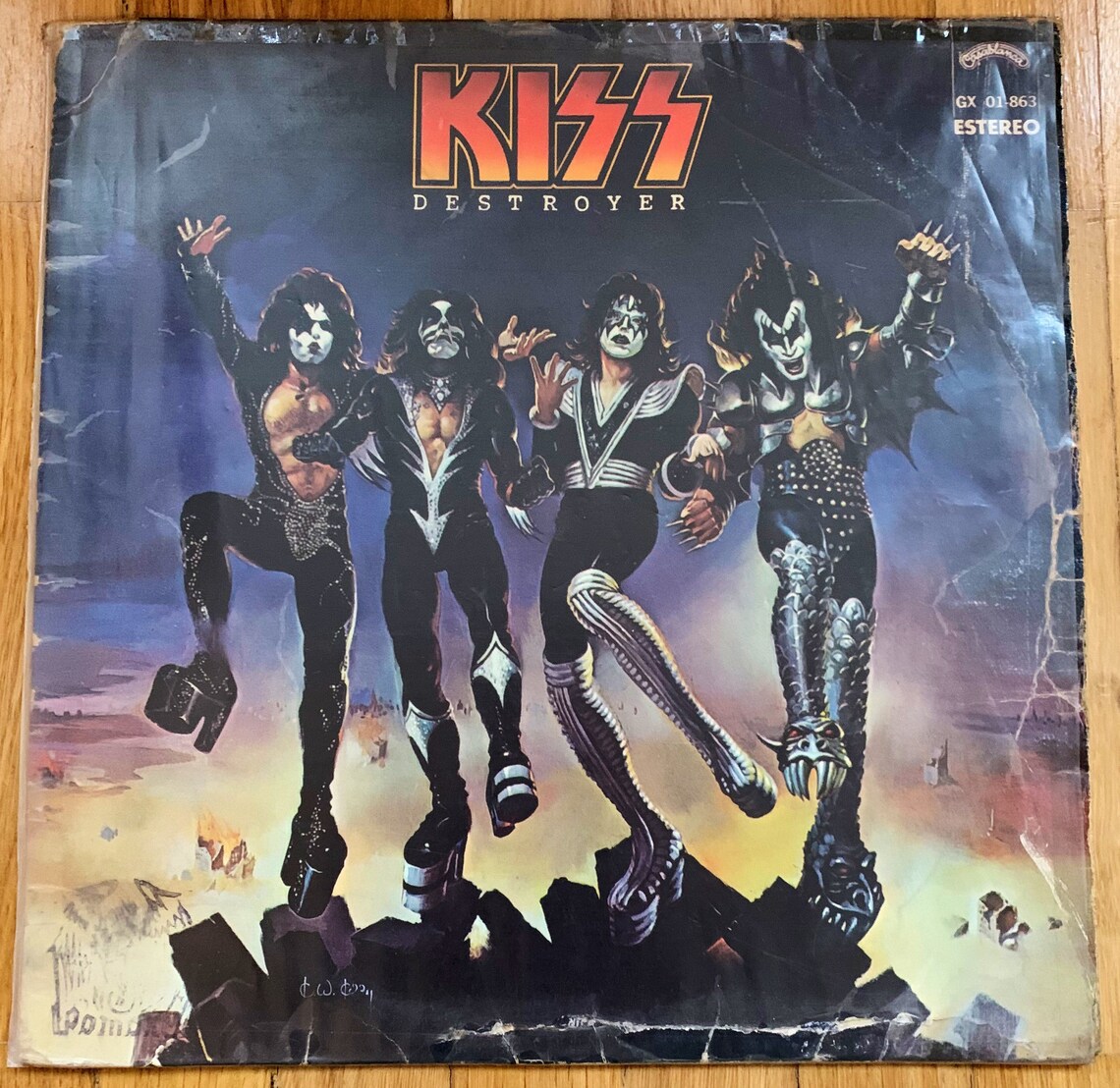 Vintage KISS DESTROYER Vinyl Record//Classic Rock Vinyl/ | Etsy