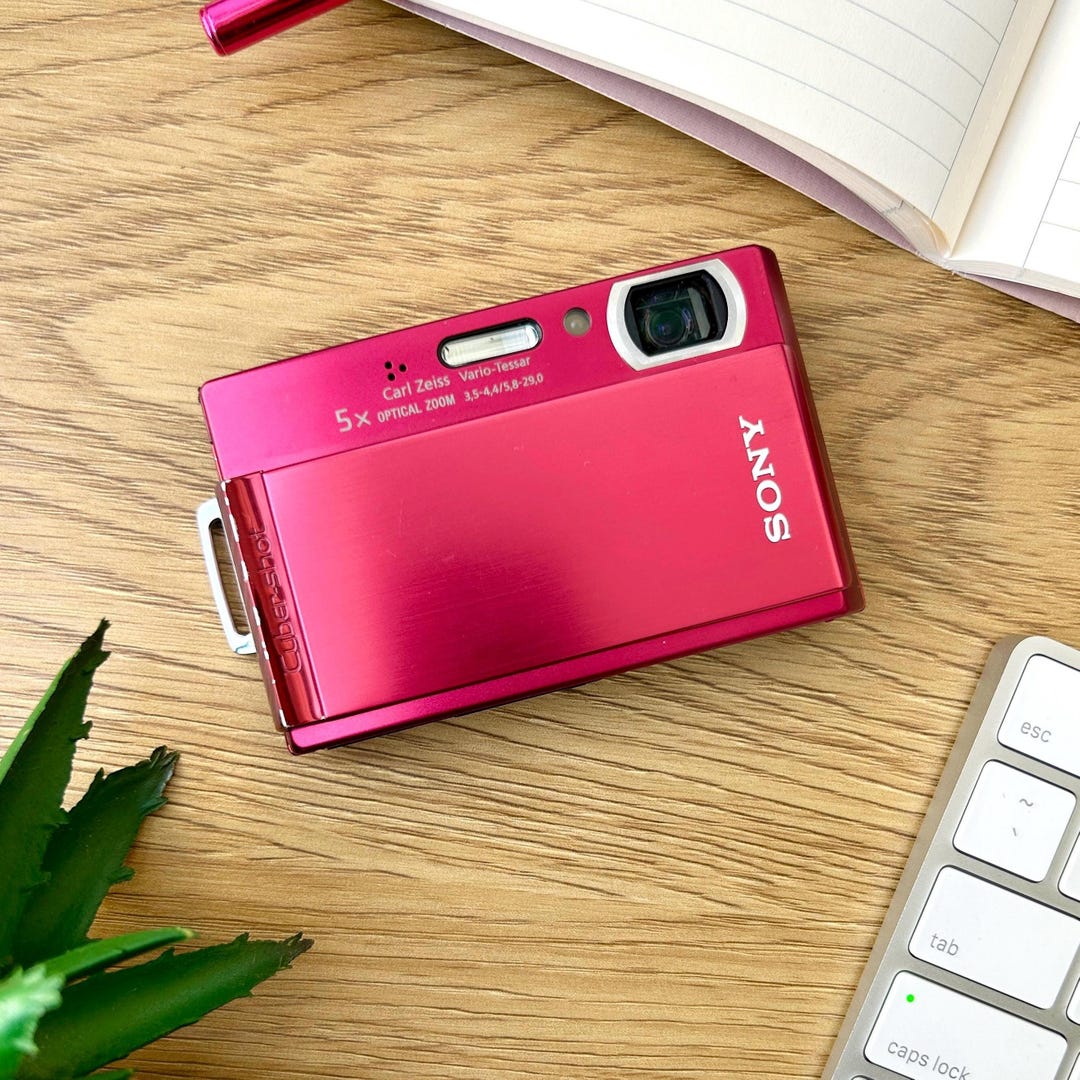 Pink Sony Cybershot DSC-T300 With Touchscreen/point Shoot Camera/tested ...