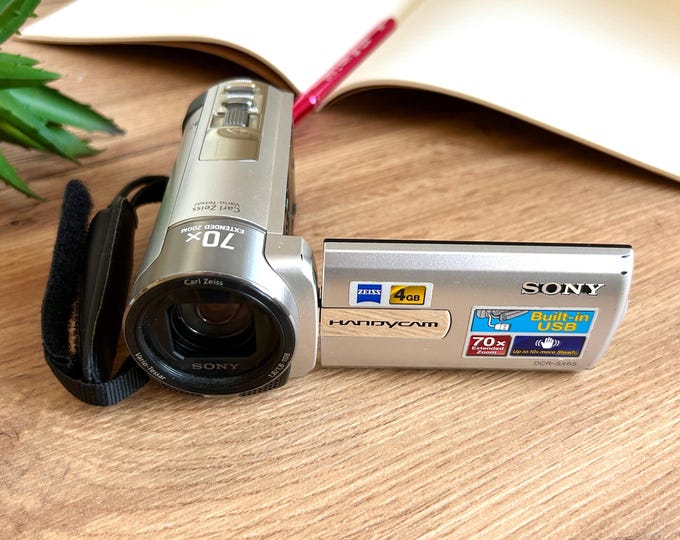 Sony Handycam DCR-SX65 Silver Digital Video Camera/ Sony Handycam DCR ...