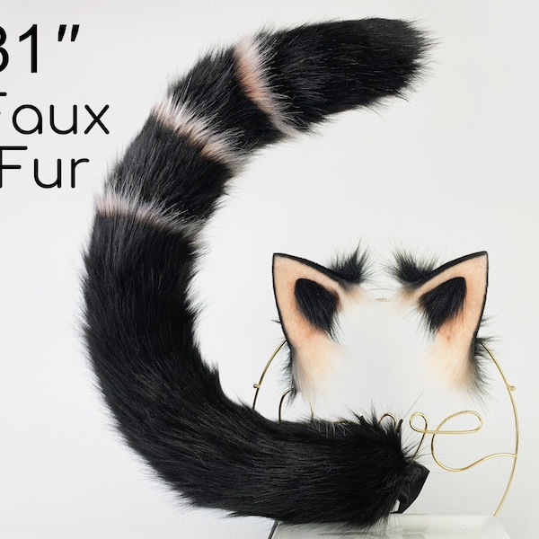 Cat Ears and Tail Set - Etsy