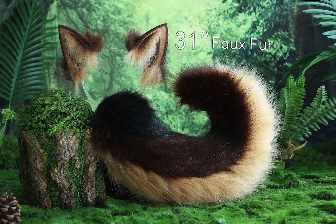 Husky Dog Ear and Tail Set Puppy Ear and Tail Set Animal Cosplay Puppy ...