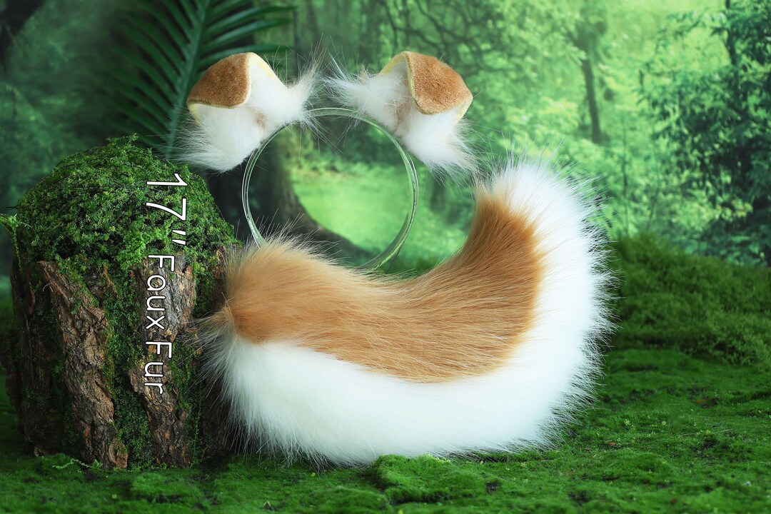 Shepherd Dog Tail and Ear Set Shiba Inu Dog Ear and Tail Set Dog Tail ...