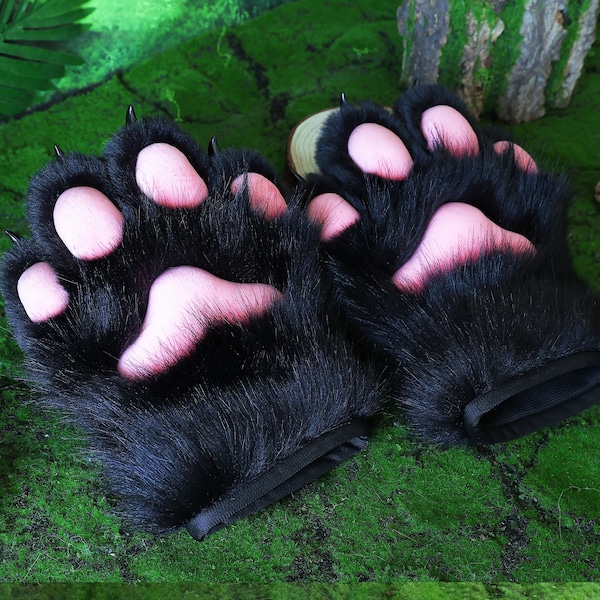 Black Fursuit Paws - Etsy