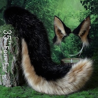 Warrior Black Shepherd Dog Mask | Handmade Therian Cosplay With Short ...