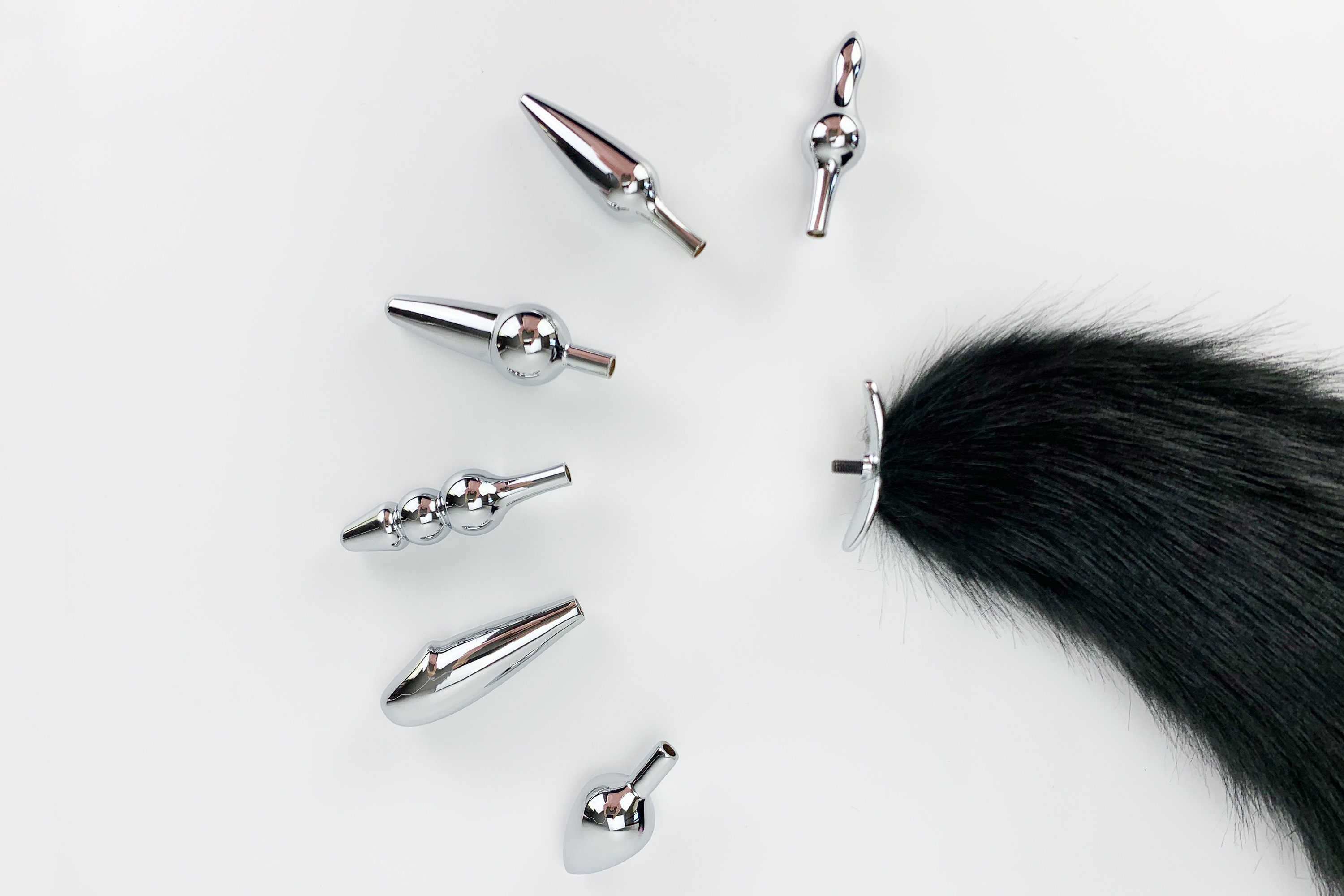 Black White Shepherd Dog Tail and Ear Set Dog Ear and Tail Set - Etsy