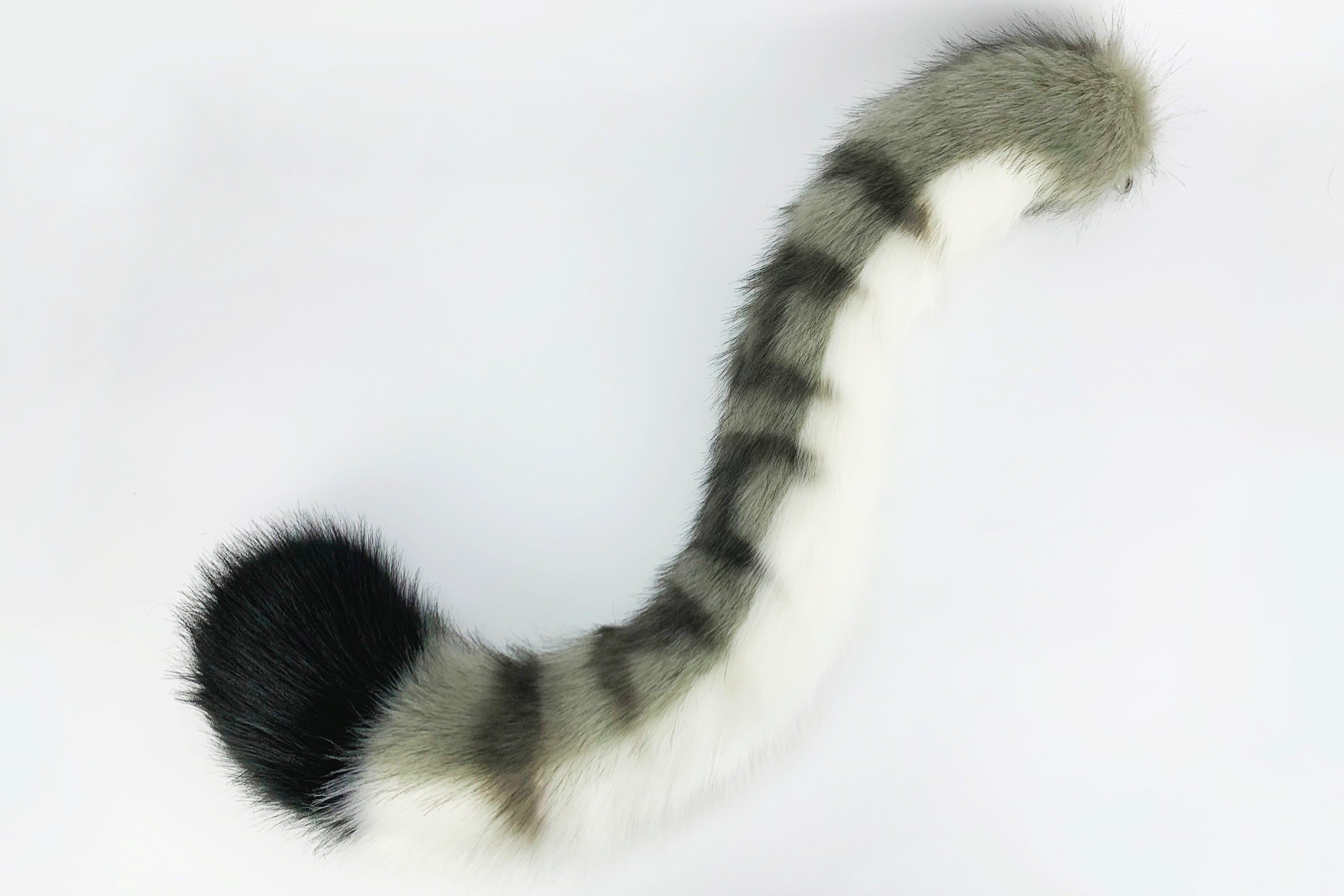 Gray Faux Fur Snow Leopard Ear and Tail Plug Set Snow Leopard - Etsy