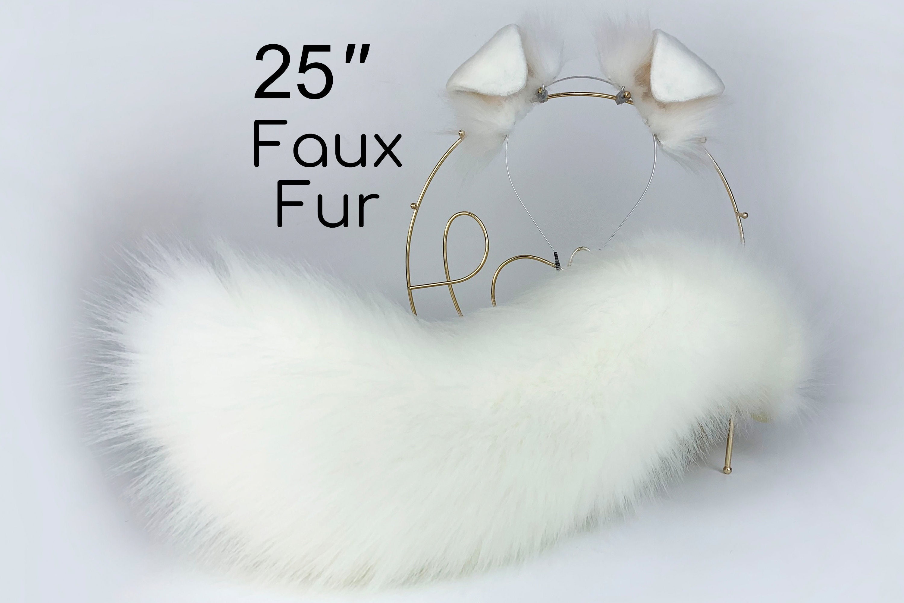 White Puppy Ear and Tail Set Puppy Play Set Petplay Ear - Etsy