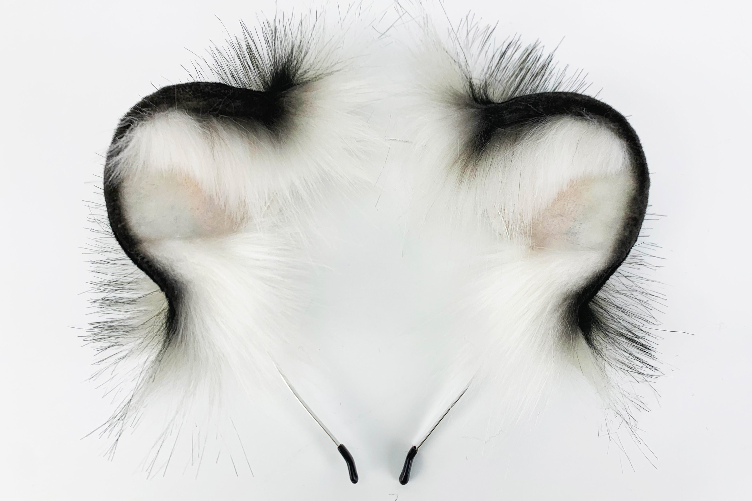 Gray Faux Fur Snow Leopard Ear and Tail Plug Set Snow Leopard - Etsy