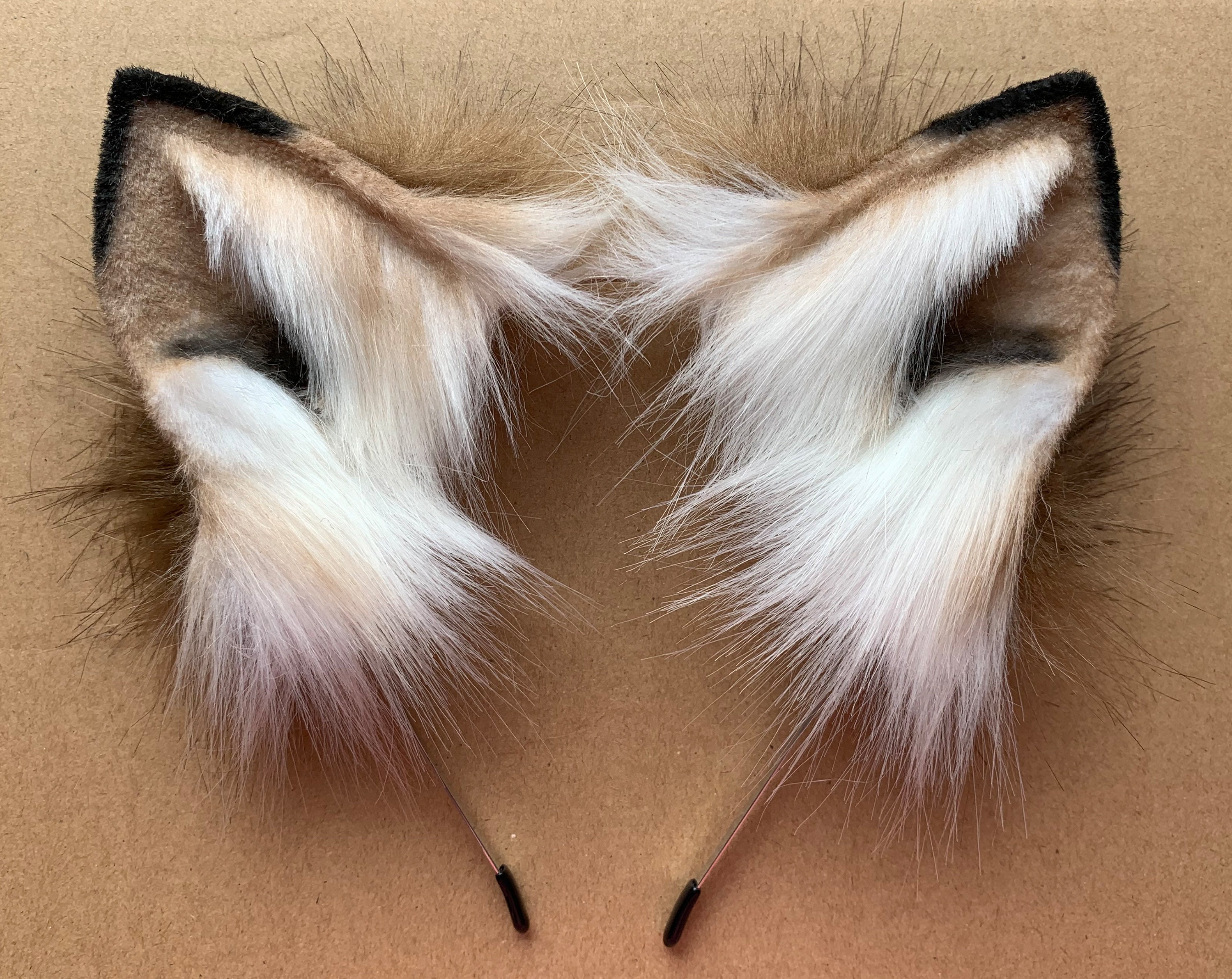 faux-fur-fox-ear-wolf-ear-realistic-cat-ear-headband-animal-etsy