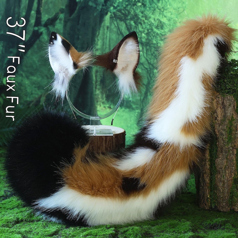Calico Cat Tail Therian - Etsy