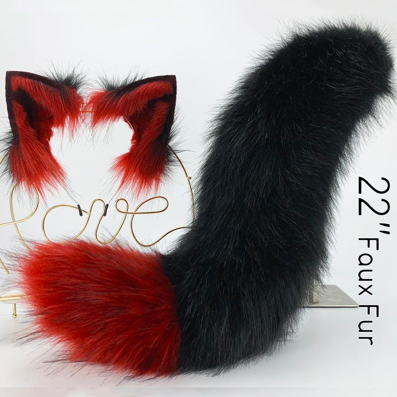 Wolf Mask Fur Black - Etsy UK